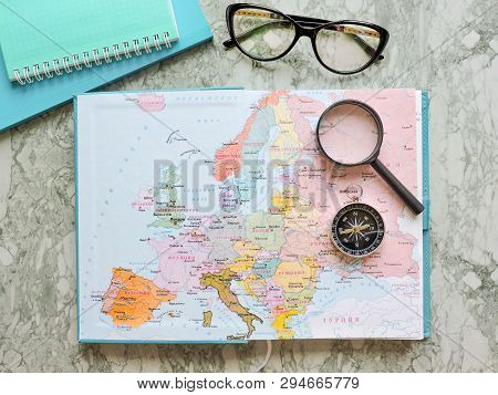 Top View Map Items. Image & Photo (Free Trial) | Bigstock