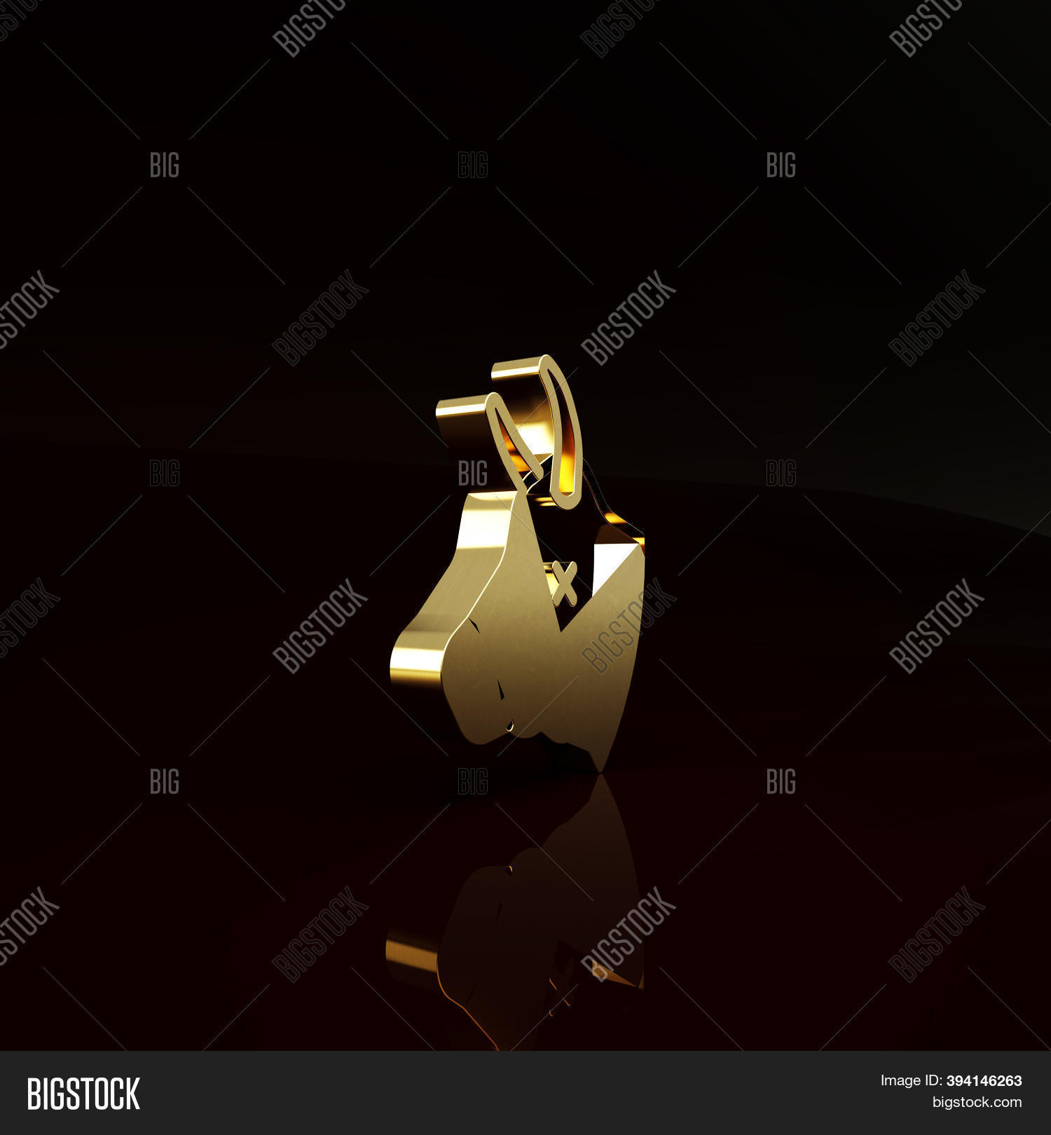 Gold Cow Head Icon Image & Photo (Free Trial) | Bigstock