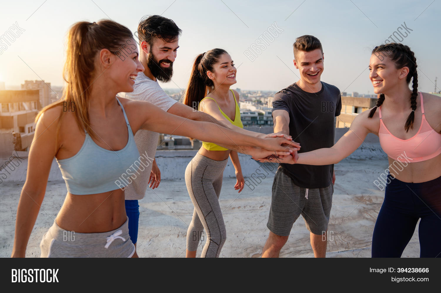 Group Cheerful Fit Image & Photo (Free Trial) | Bigstock