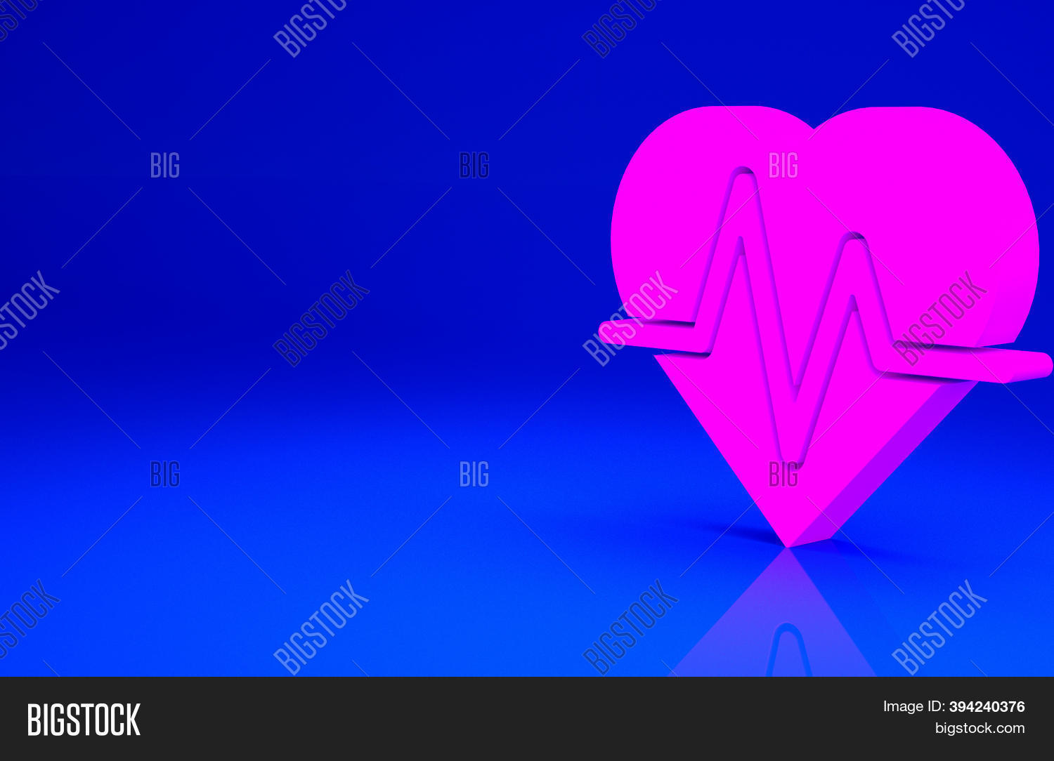 Pink Heart Rate Icon Image & Photo (Free Trial) | Bigstock