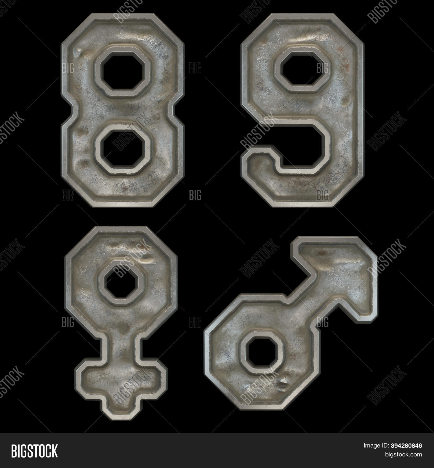 Set Numbers 8, 9 Image & Photo (Free Trial) | Bigstock
