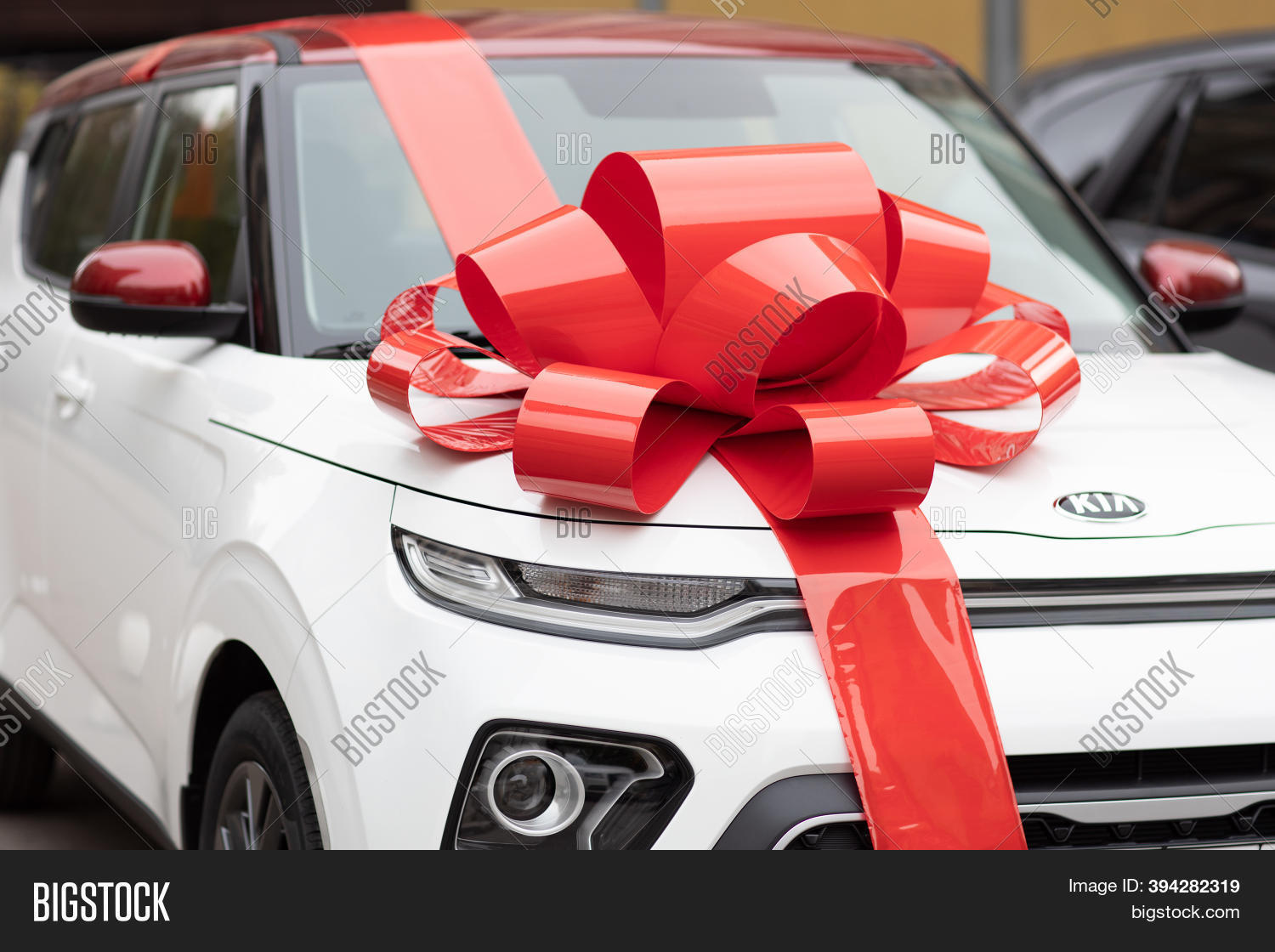 white-kia-car-big-red-image-photo-free-trial-bigstock