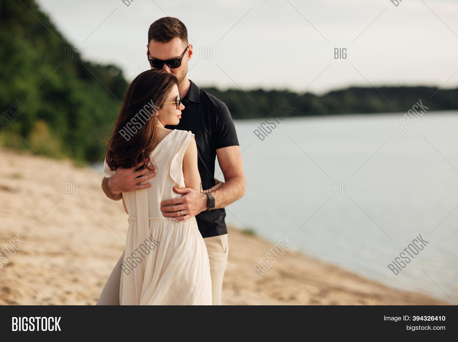 Happy Lovers Beach Image & Photo (Free Trial) | Bigstock