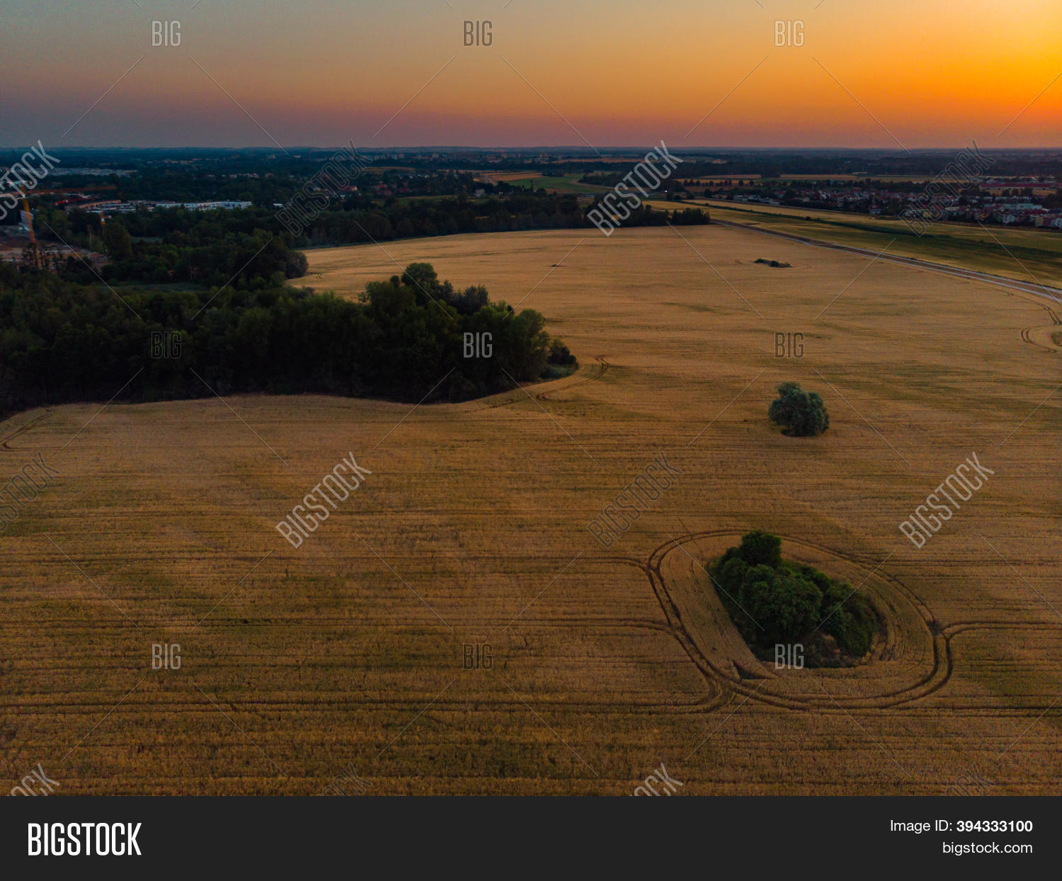 Aerial View Rising Sun Image & Photo (Free Trial) | Bigstock