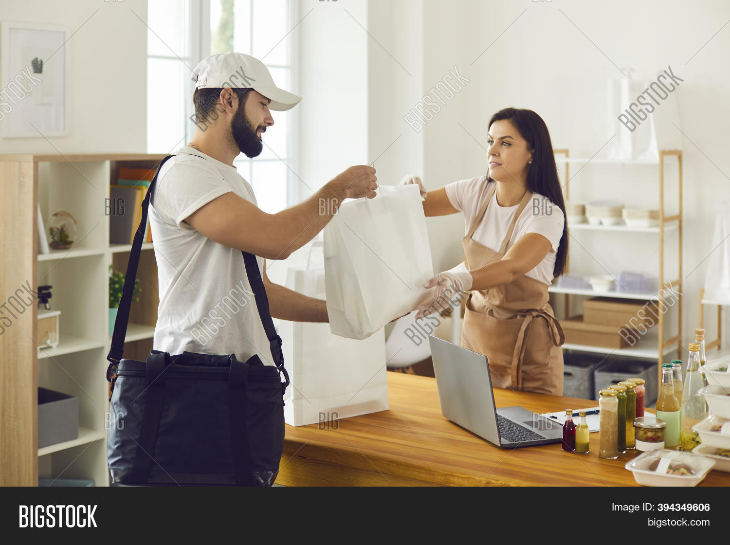 Young Food Delivery Image & Photo (Free Trial) | Bigstock