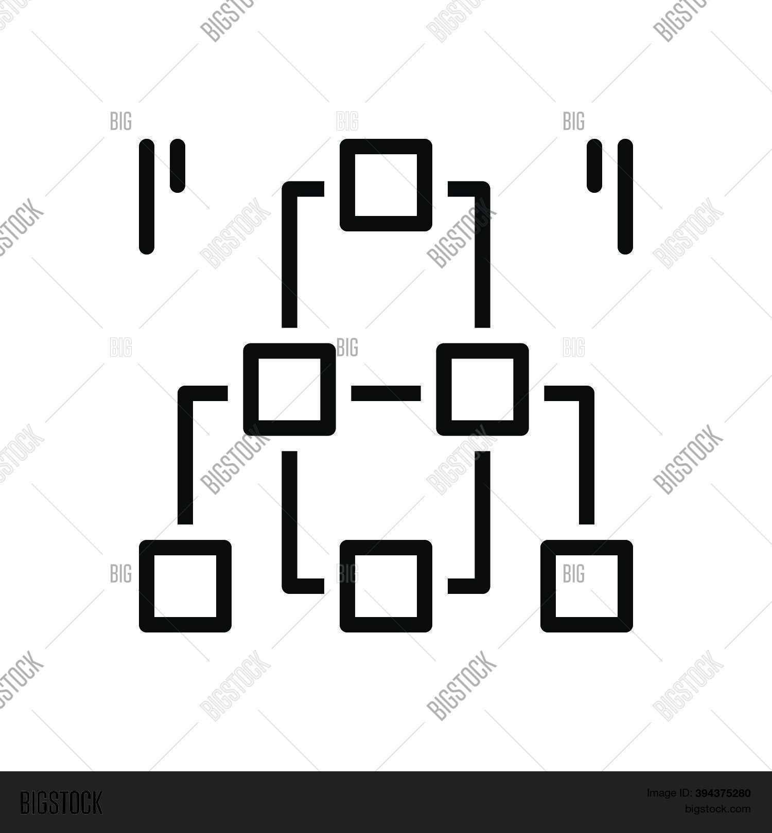 Black Line Icon Vector & Photo (Free Trial) | Bigstock