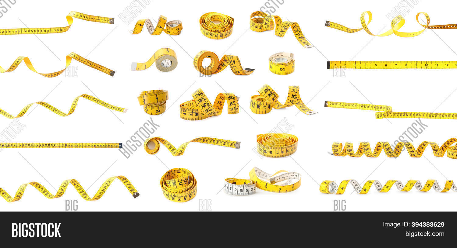 Set Yellow Measuring Image & Photo (Free Trial) | Bigstock