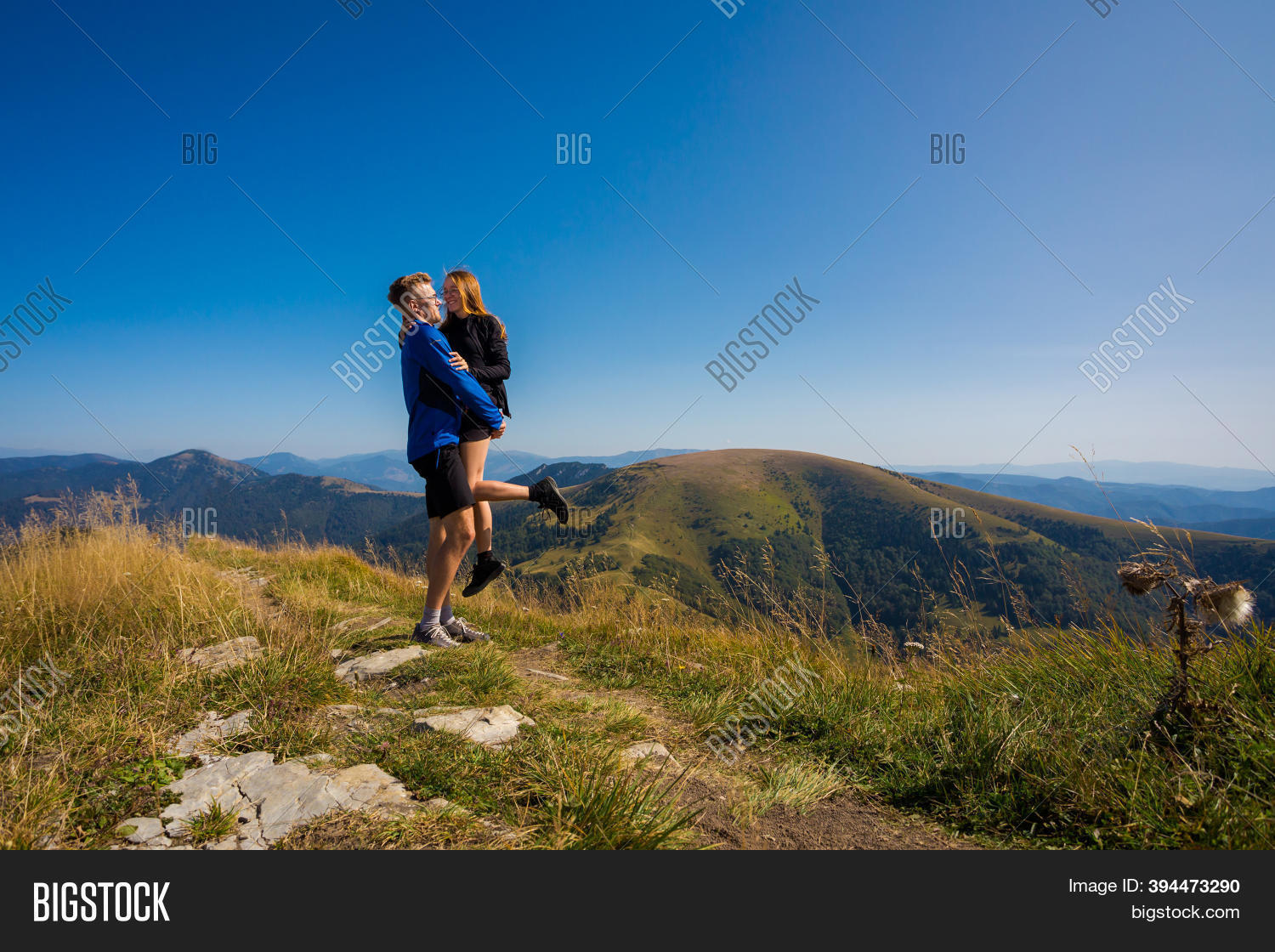 Happy Couple Trekking Image & Photo (Free Trial) | Bigstock