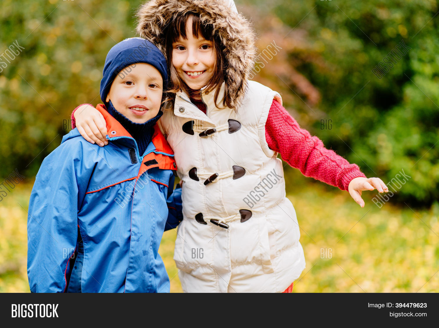 Portrait Two Siblings Image & Photo (Free Trial) | Bigstock