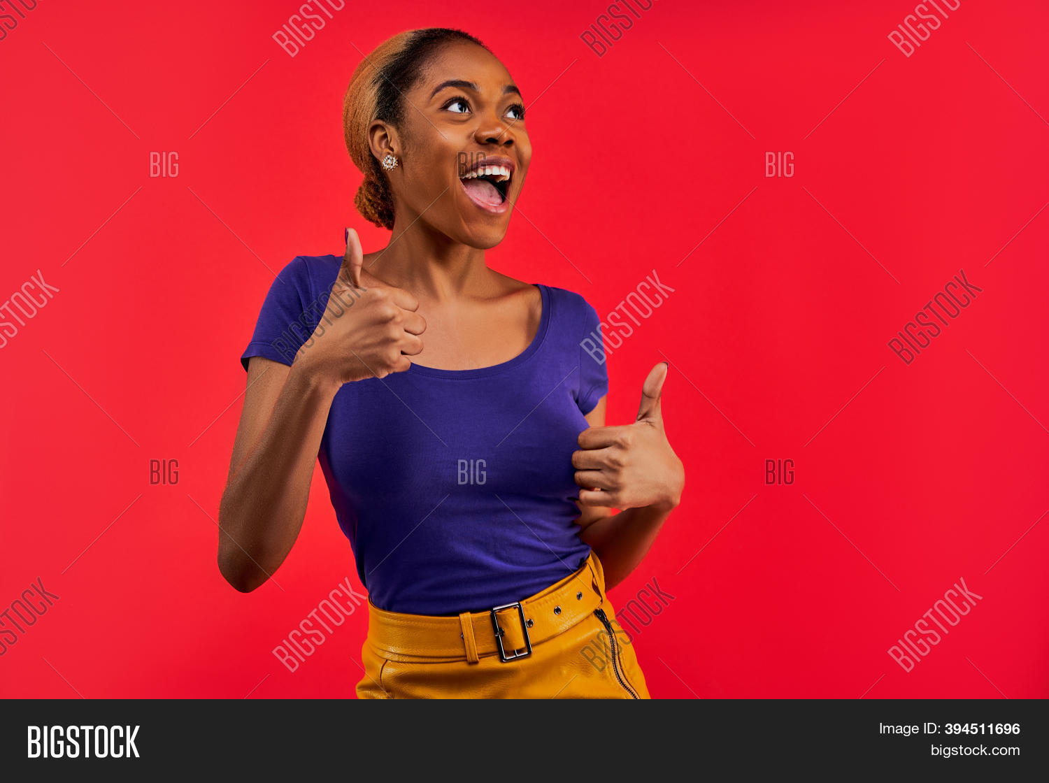 Lady Wide Smile Shows Image & Photo (Free Trial) | Bigstock
