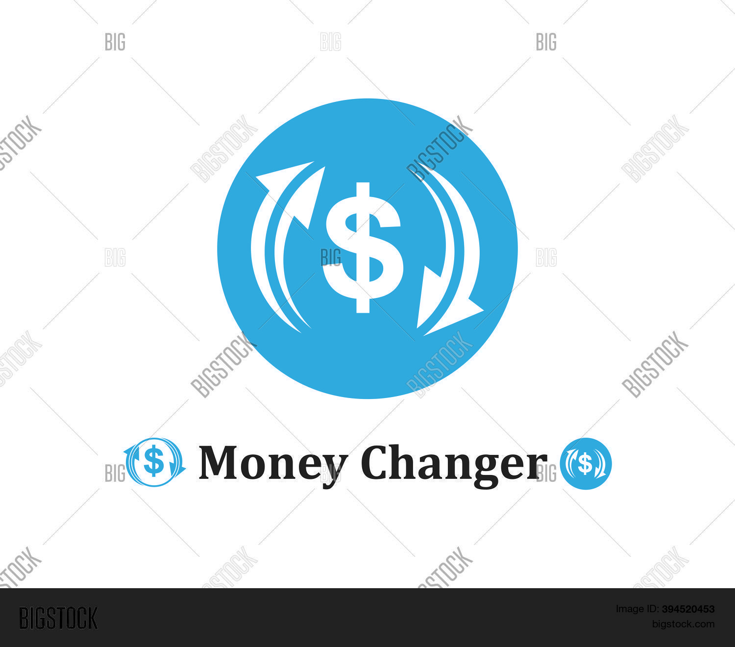 Money Changer Logo Vector & Photo (Free Trial) | Bigstock