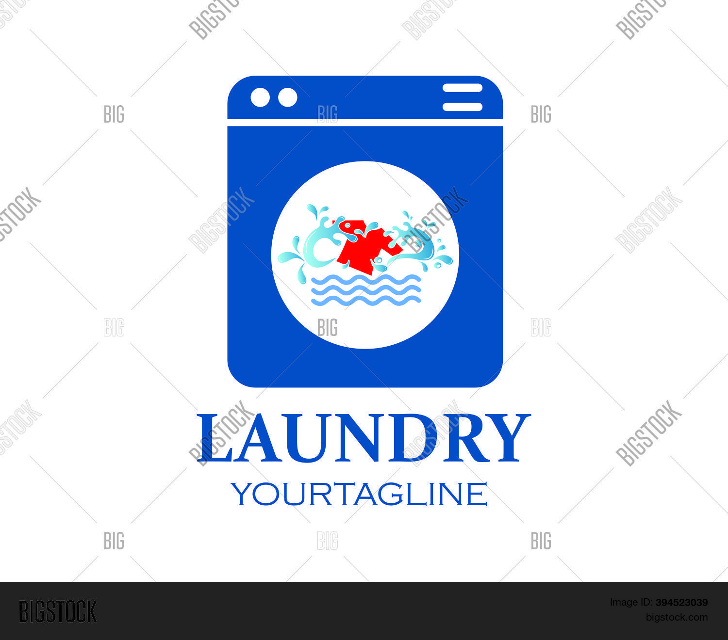 Washing Clothes Logo Vector & Photo (Free Trial) | Bigstock