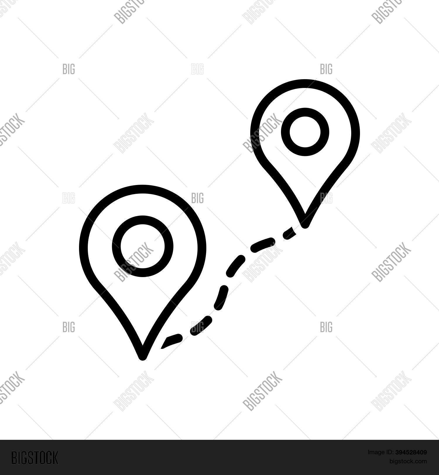 Black Line Icon Vector & Photo (Free Trial) | Bigstock
