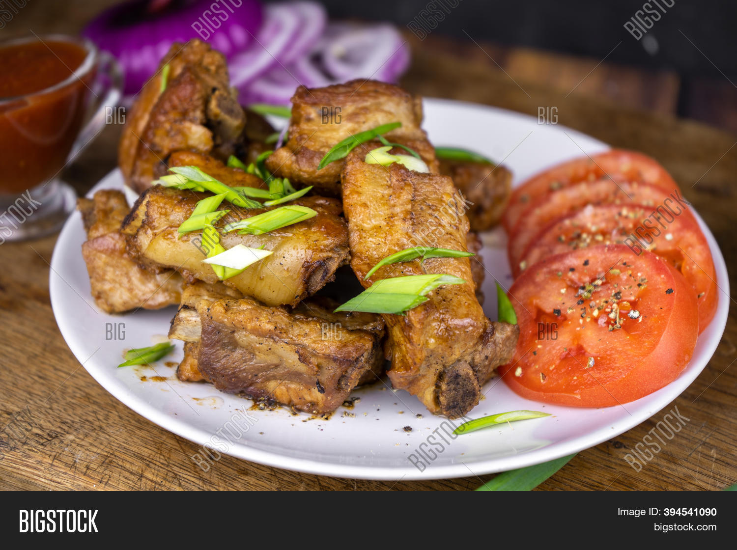 Grilled Fat Pork Ribs Image & Photo (Free Trial) | Bigstock
