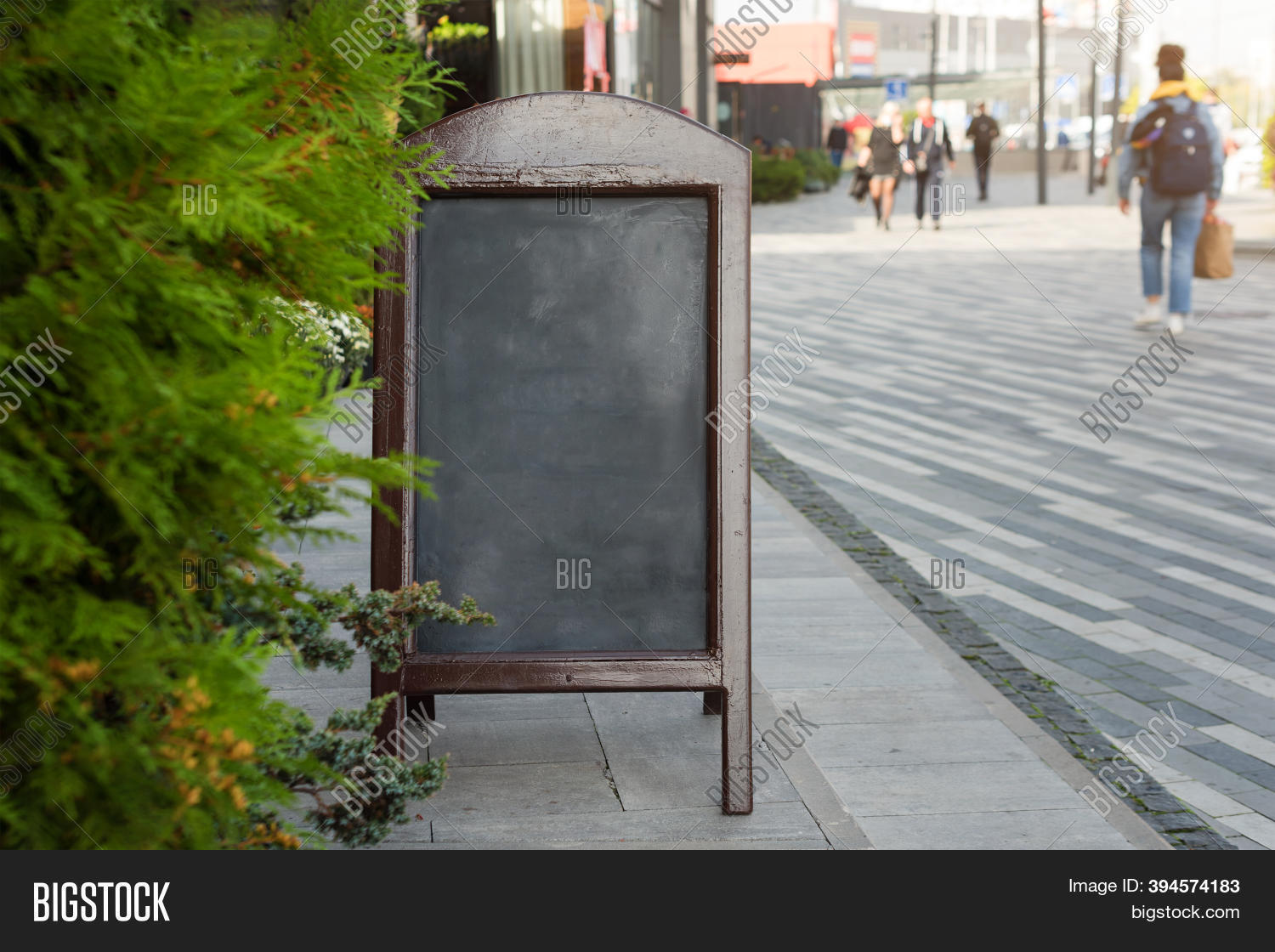Blank Restaurant Sign