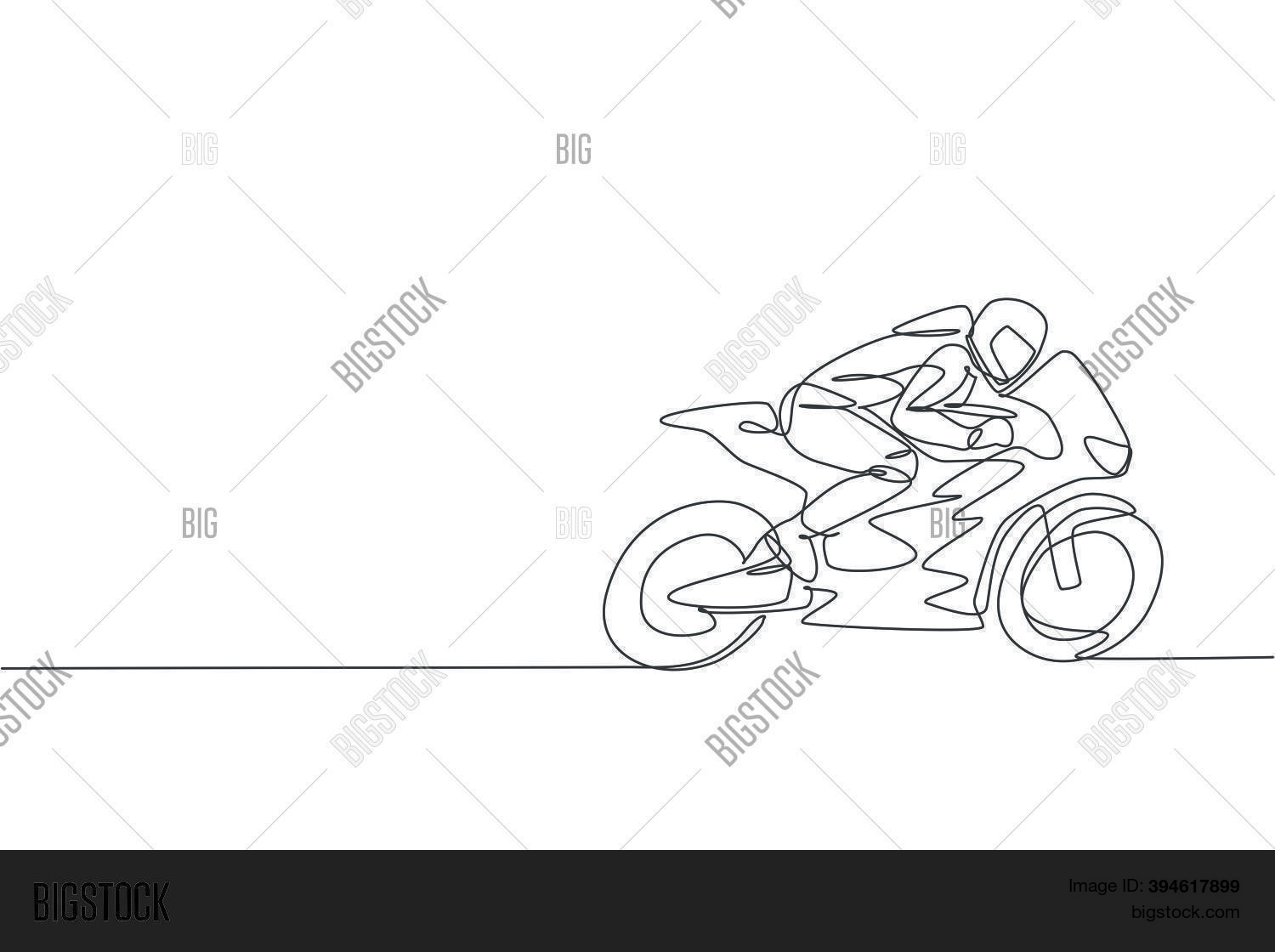 One Single Line Vector & Photo (Free Trial) | Bigstock