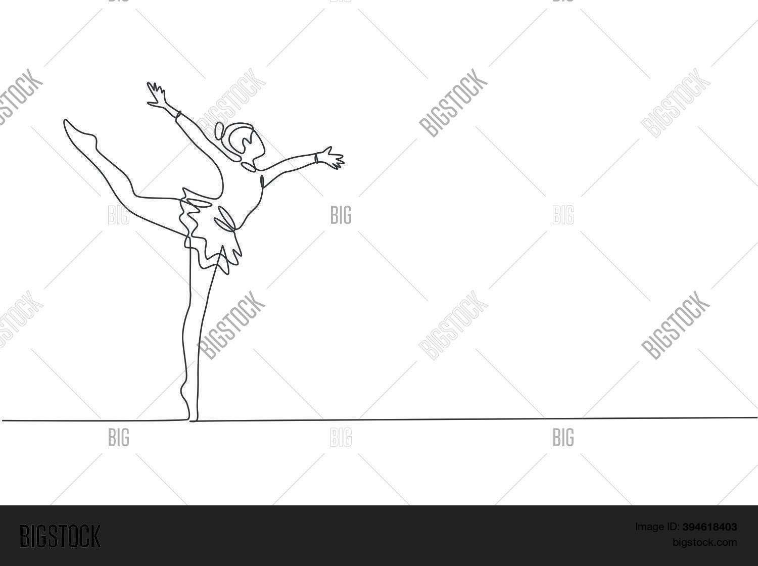 One Single Line Vector & Photo (Free Trial) | Bigstock