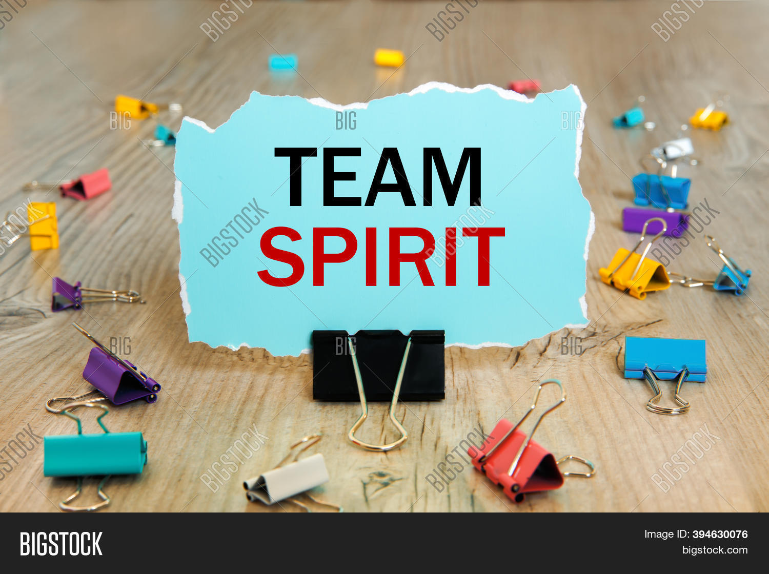 Team Spirit - Writing Image & Photo (Free Trial) | Bigstock