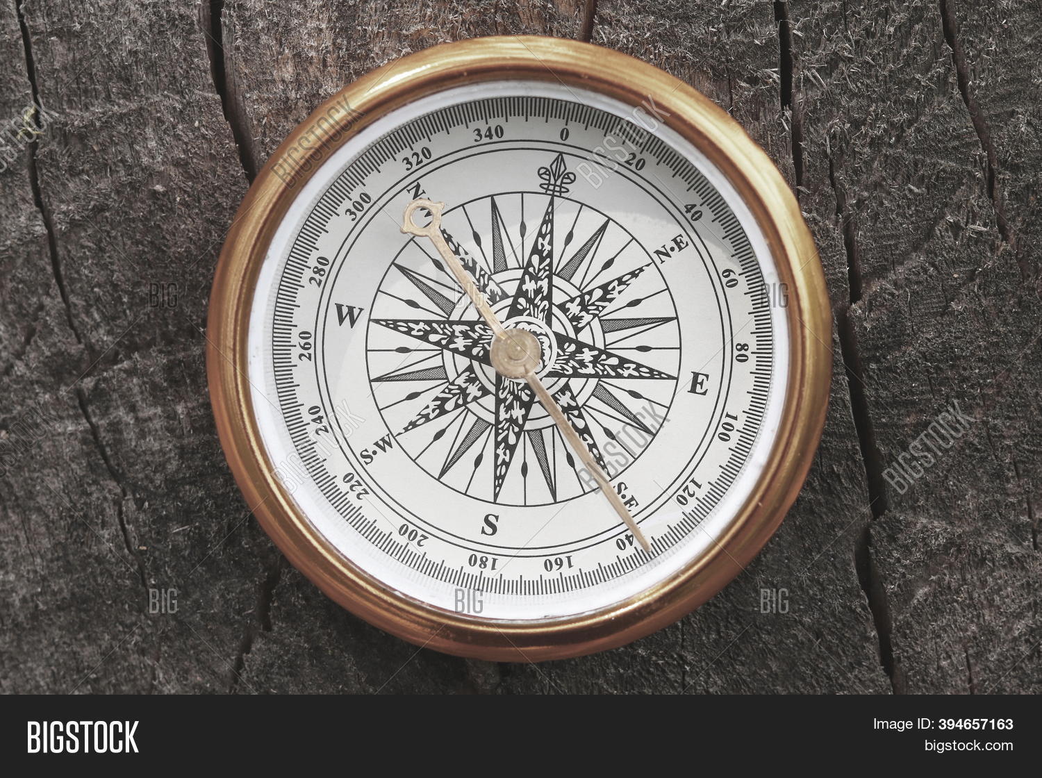 Round Compass On Image & Photo (Free Trial) | Bigstock