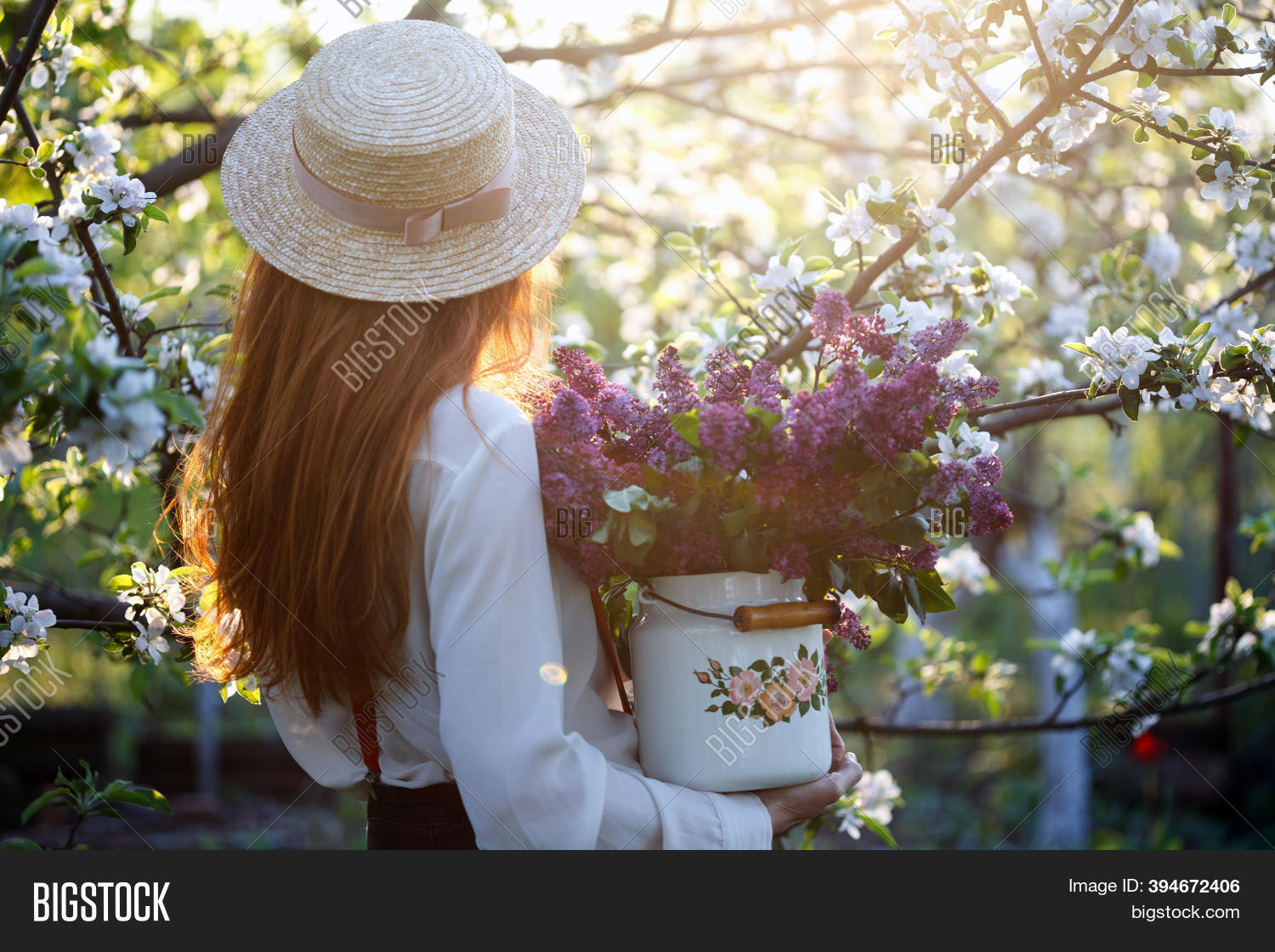 Beautiful Girl Garden Image & Photo (Free Trial) | Bigstock