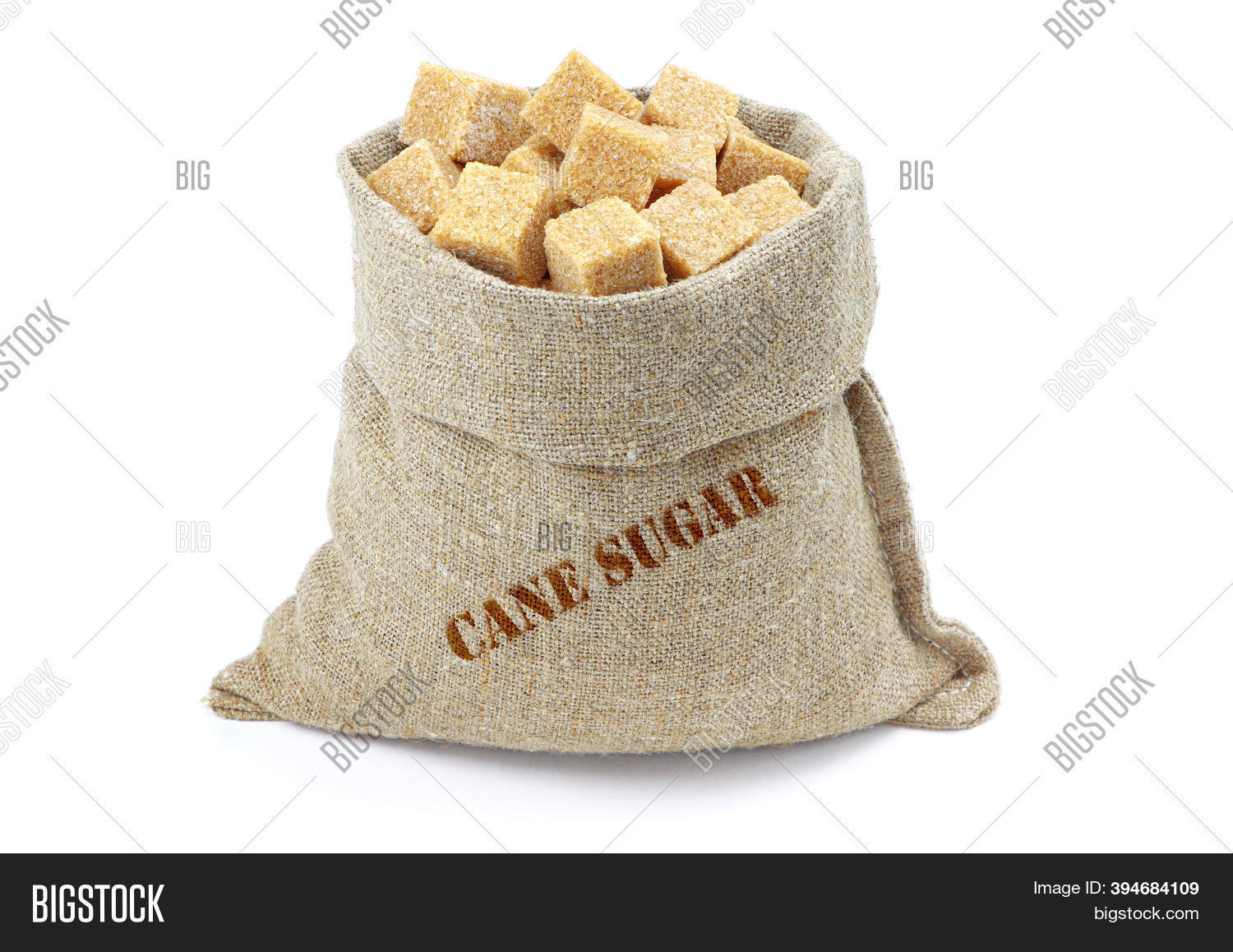 Cane Sugar Cubes Sack Image & Photo (Free Trial) | Bigstock