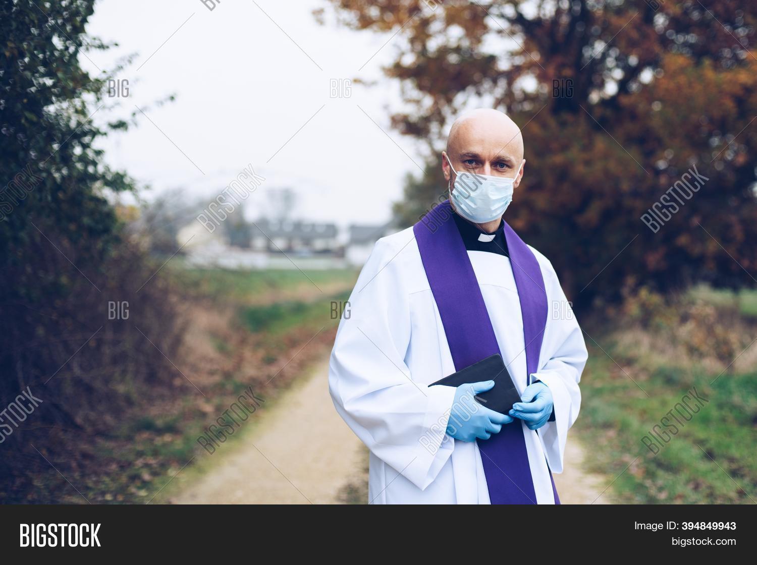 Man Priest Protective Image & Photo (Free Trial) | Bigstock