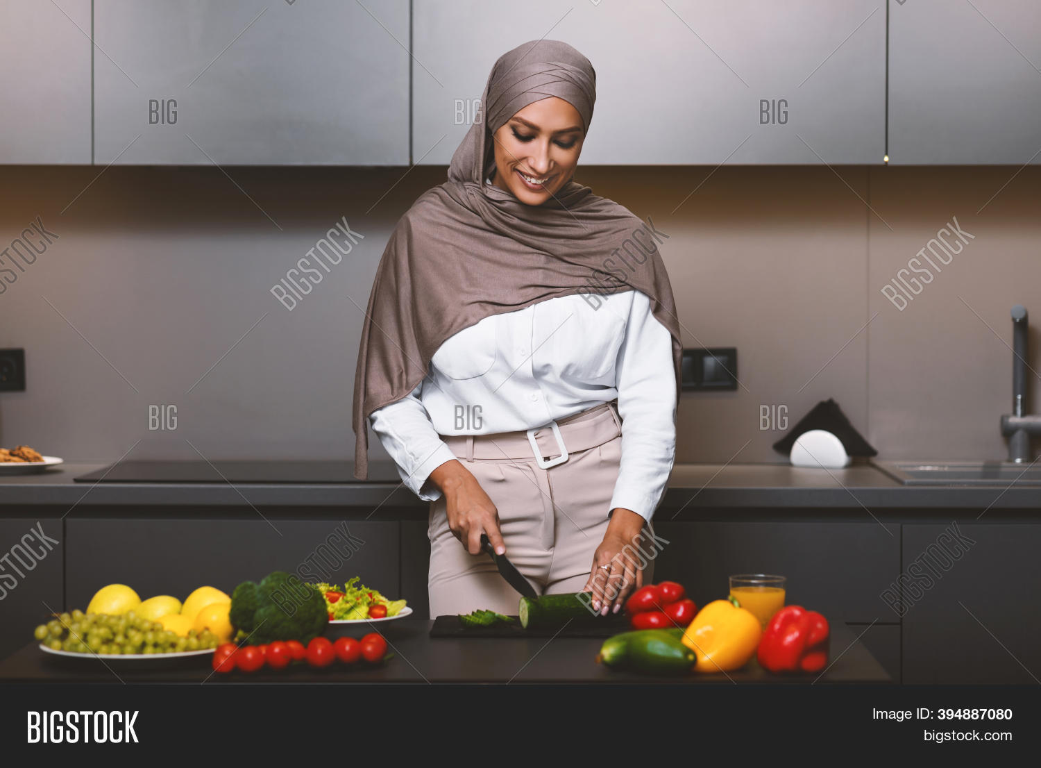 Muslim Wife Cooking Image & Photo (Free Trial) | Bigstock