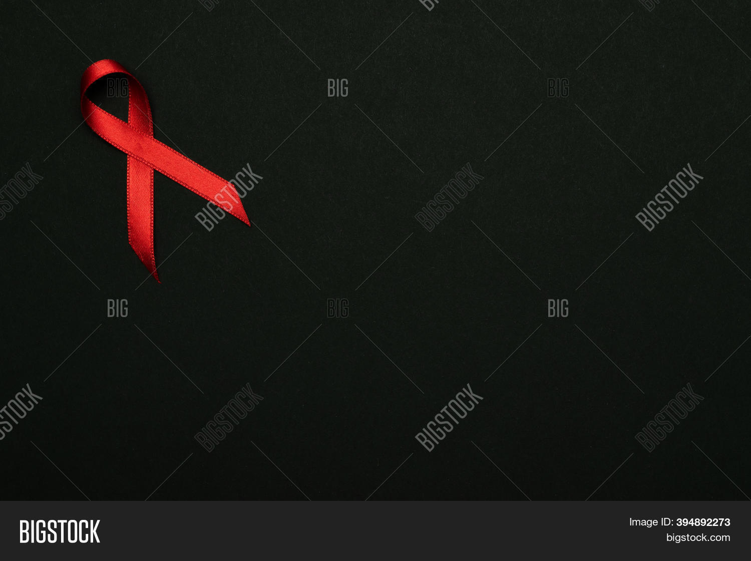 Hiv Day. Red Ribbon Image & Photo (Free Trial) | Bigstock