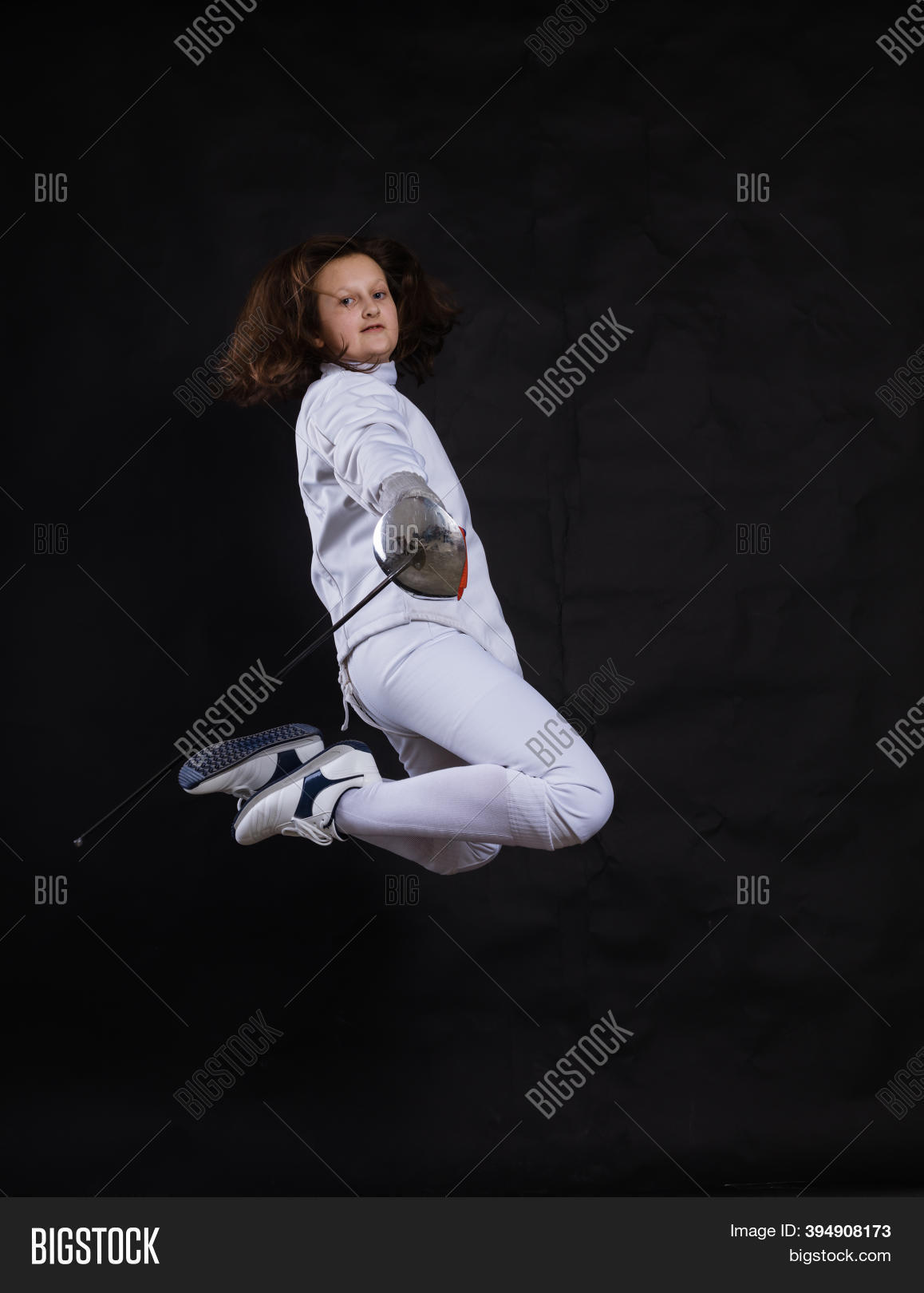 Teenage Girl Fencer Image & Photo (Free Trial) | Bigstock