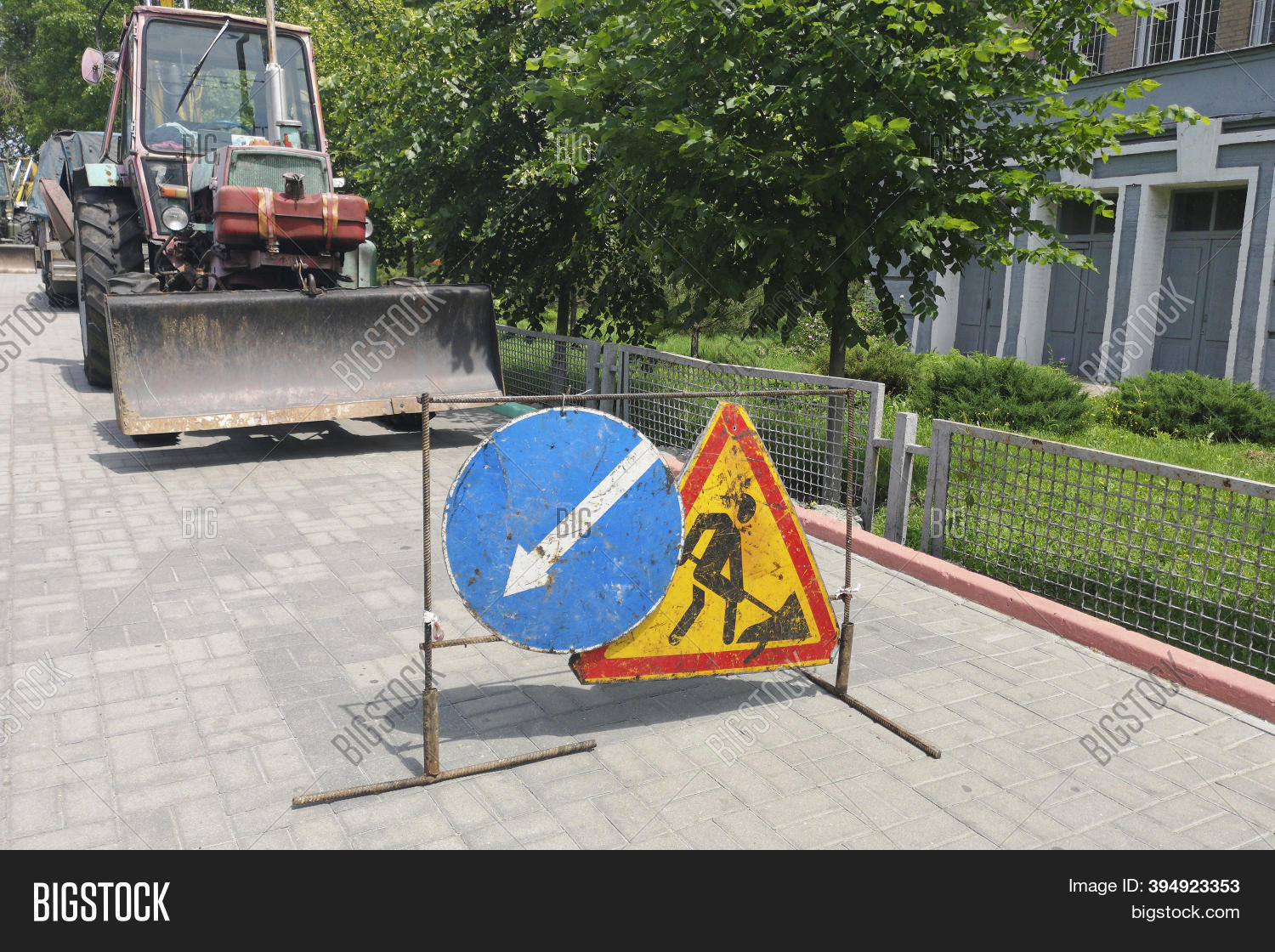 Road Repair, Road Sign Image & Photo (Free Trial) | Bigstock