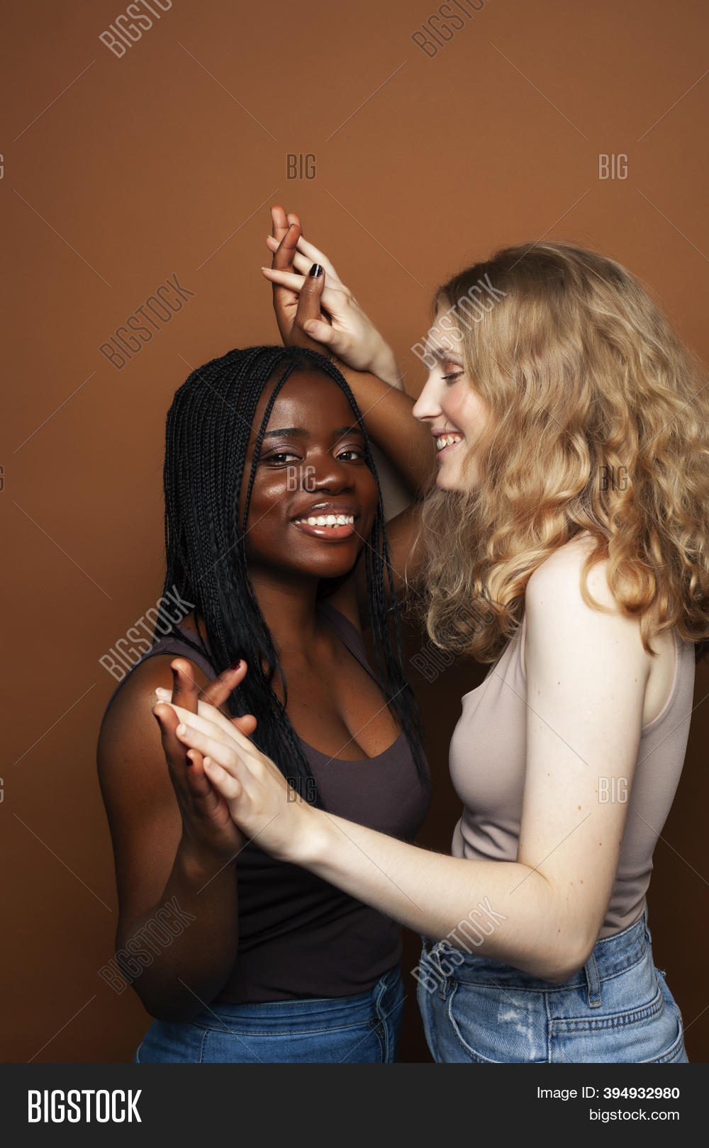 Two Pretty Girls Image & Photo (Free Trial) | Bigstock