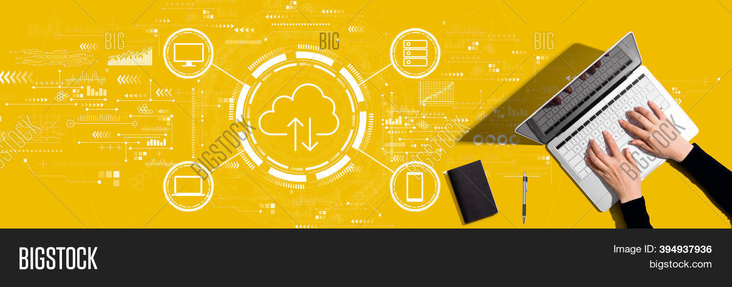 Cloud Computing Person Image & Photo (Free Trial) | Bigstock