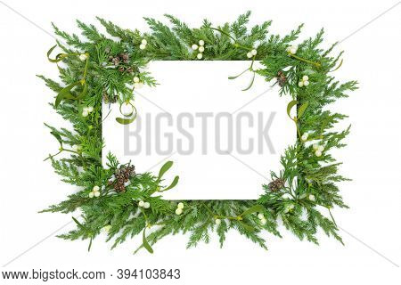 Christmas Greenery Border Images, Illustrations & Vectors (Free) - Bigstock