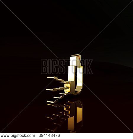 Gold Inhaler Icon Image & Photo (Free Trial) | Bigstock