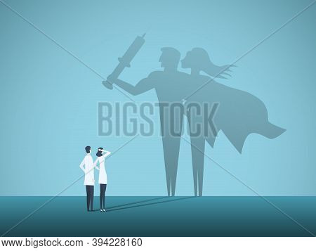 Doctor Hero Fighting Vector & Photo (Free Trial) | Bigstock