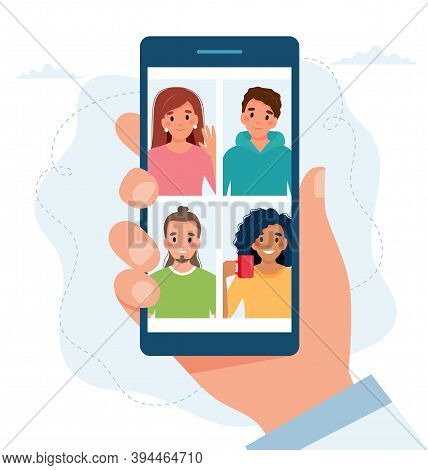 Smarphone Group Vector & Photo (Free Trial) | Bigstock