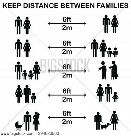Keep Distance Between Vector & Photo (Free Trial) | Bigstock