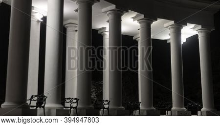 Illuminated Columns Image & Photo (Free Trial) | Bigstock