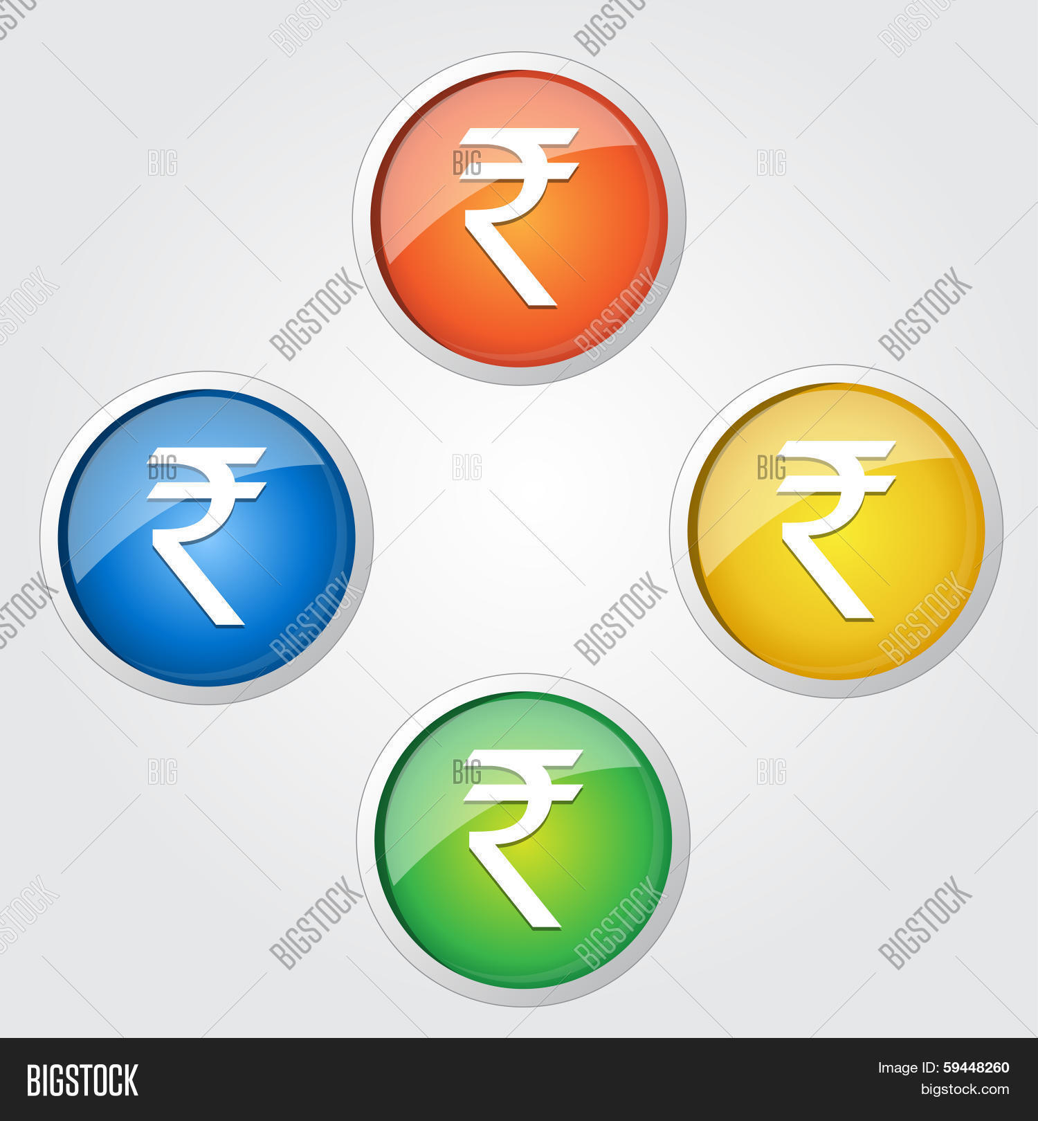 Indian Rupee Sign Vector & Photo (Free Trial) | Bigstock