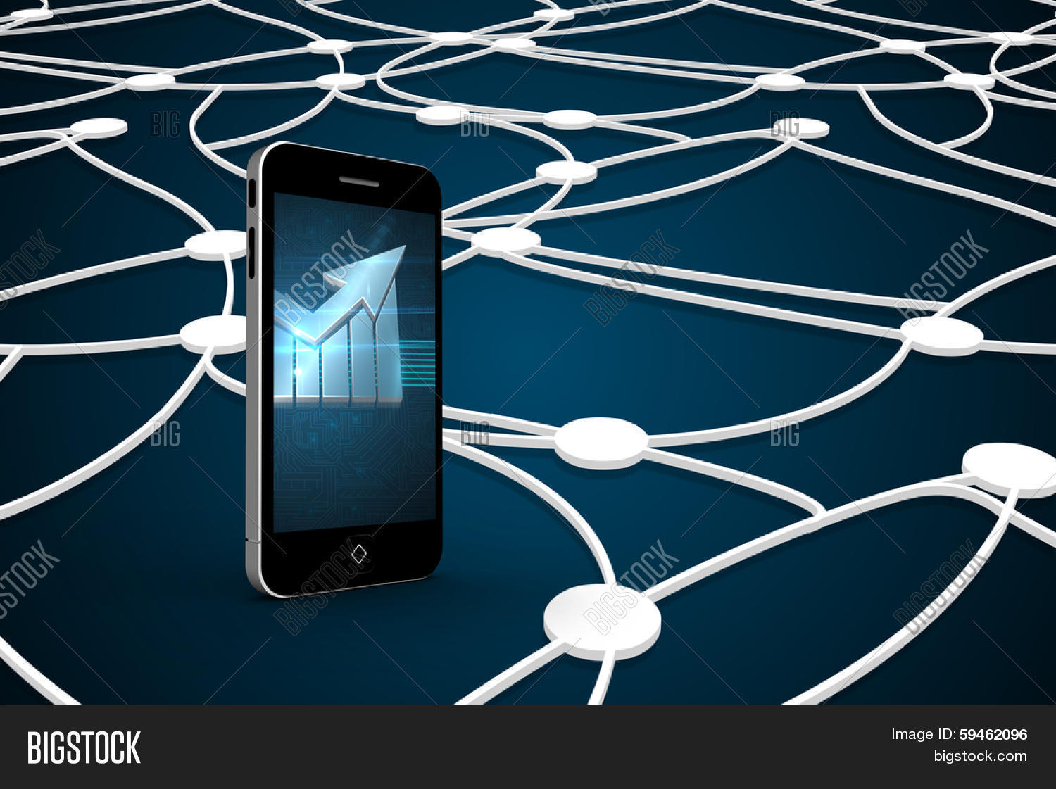 Arrow On Smartphone Image & Photo (Free Trial) | Bigstock