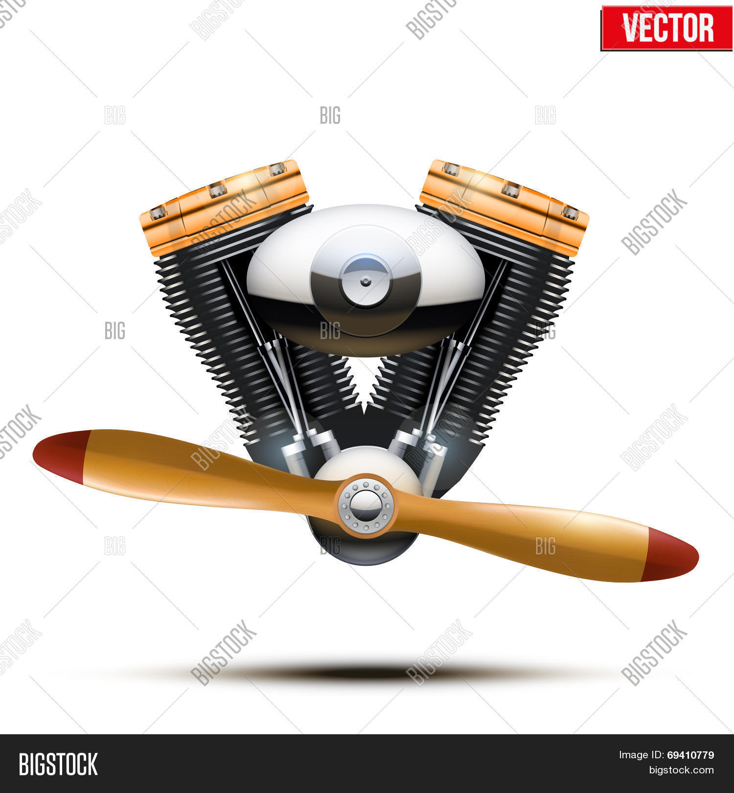 Aircraft Engine Vector & Photo (Free Trial) | Bigstock