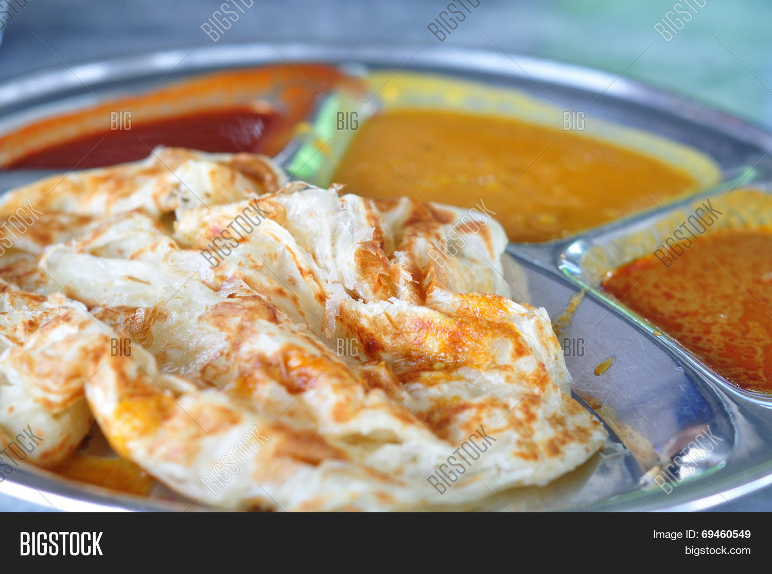 Roti Canai Flat Bread Image & Photo (Free Trial) | Bigstock