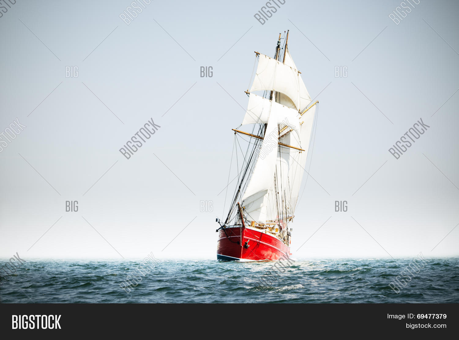 Red Schooner Image & Photo (Free Trial) | Bigstock
