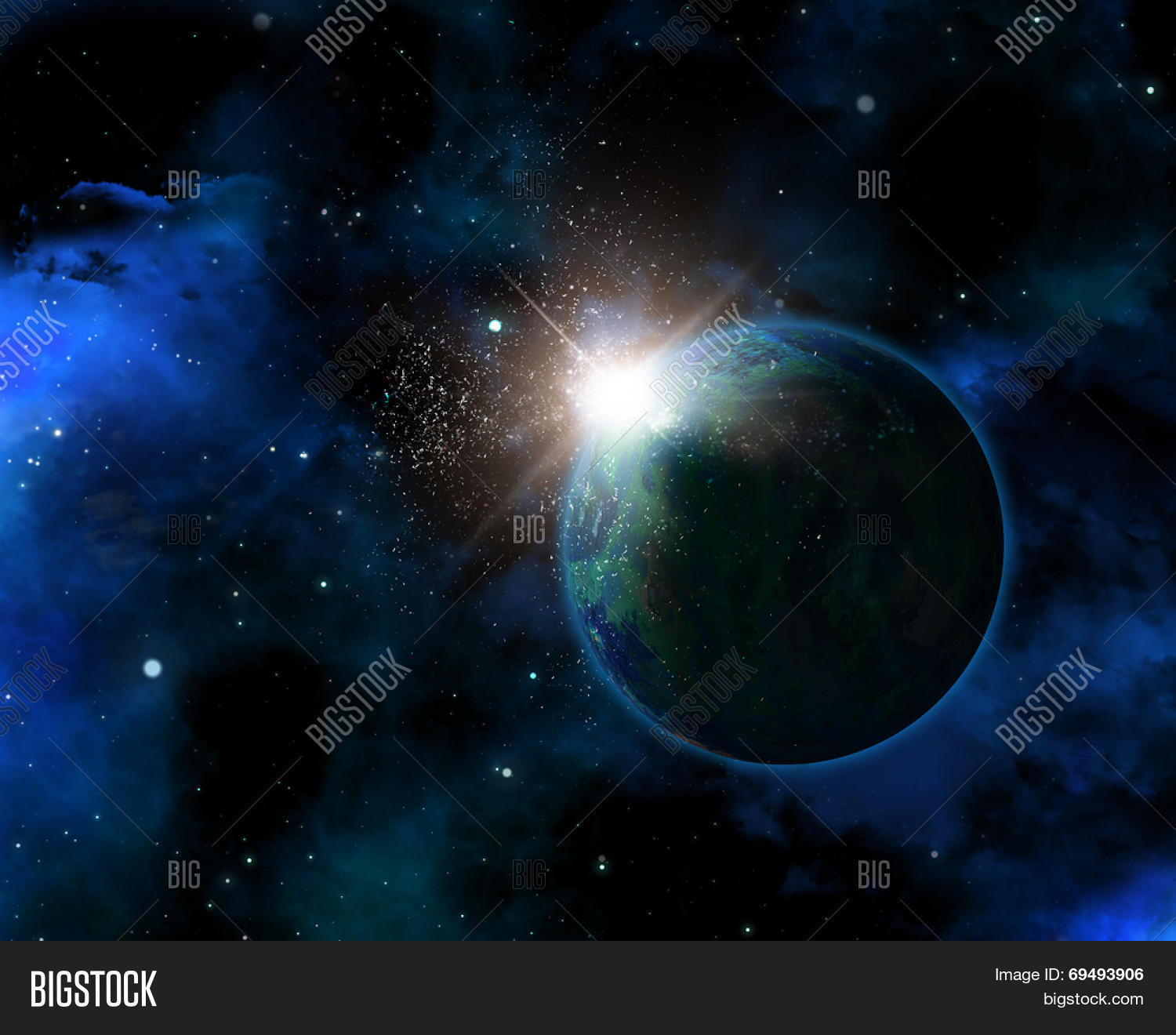 3D Space Themed Image & Photo (Free Trial) | Bigstock