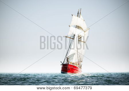 Red Schooner Image & Photo (Free Trial) | Bigstock