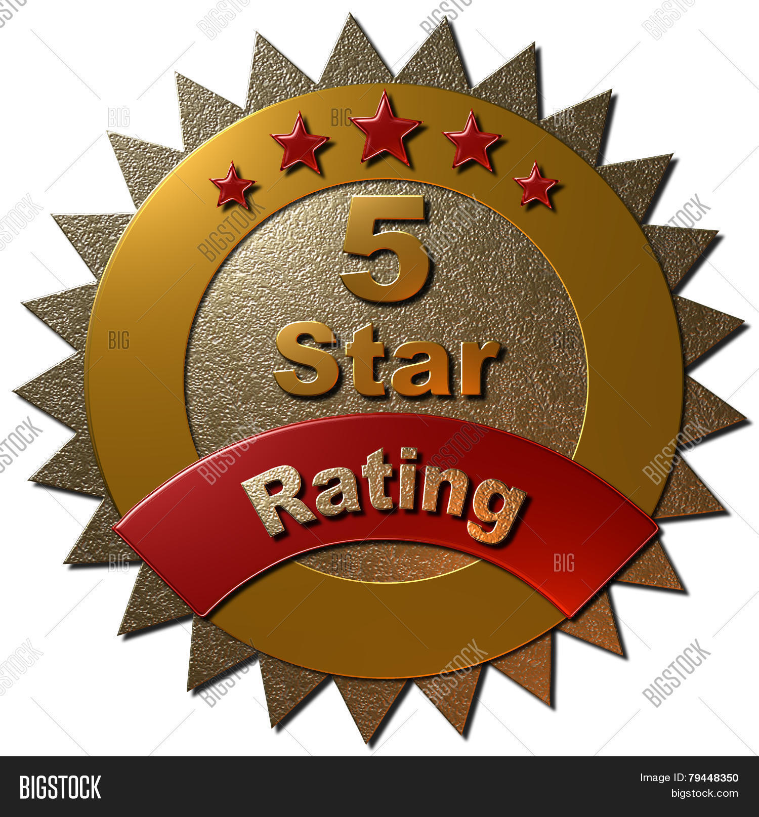 5 Star Rating Seal Image & Photo (Free Trial) | Bigstock