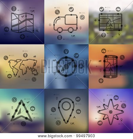 Navigation Timeline Vector & Photo (Free Trial) | Bigstock