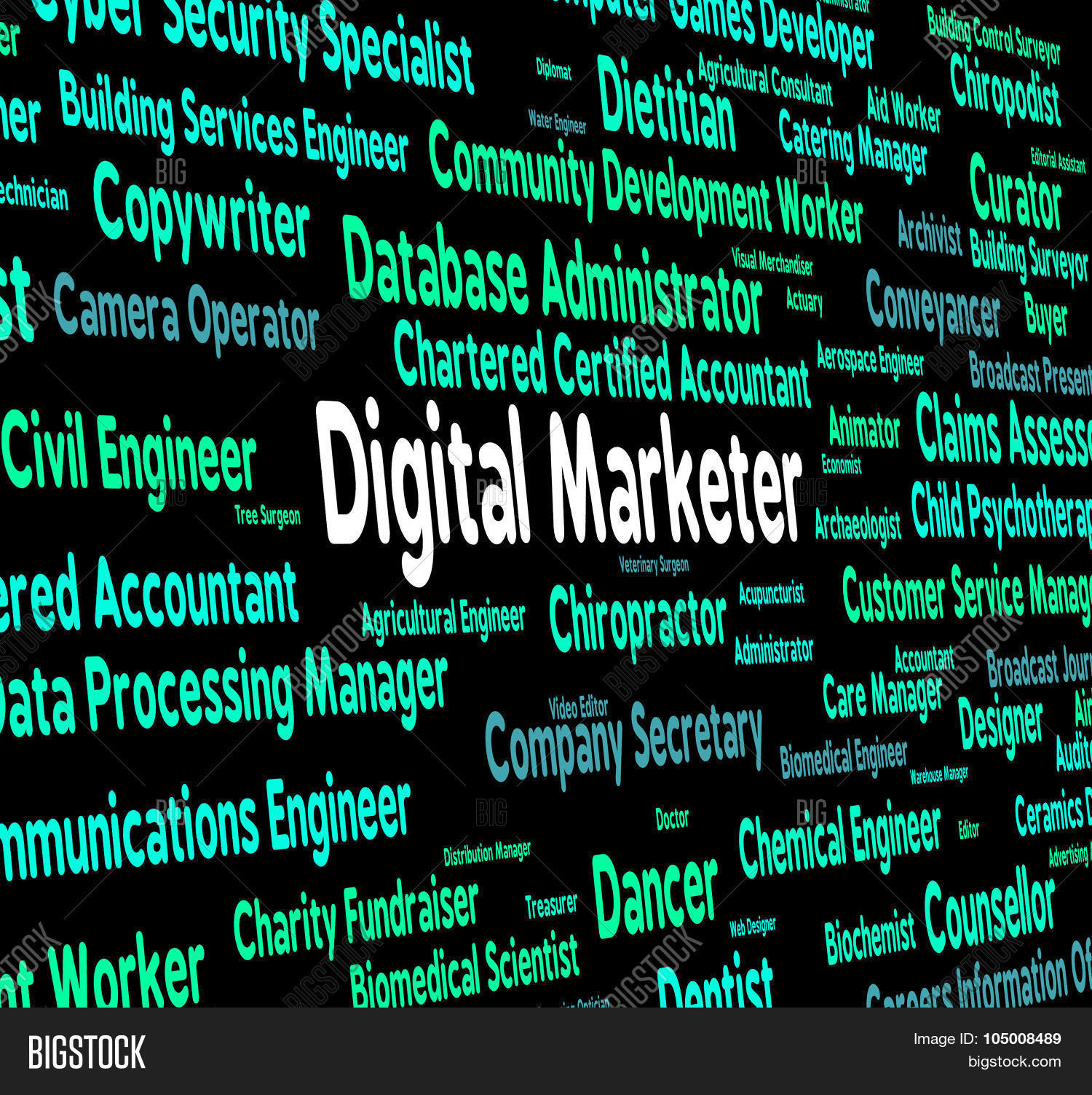 Digital Marketer Shows Image & Photo (Free Trial) | Bigstock