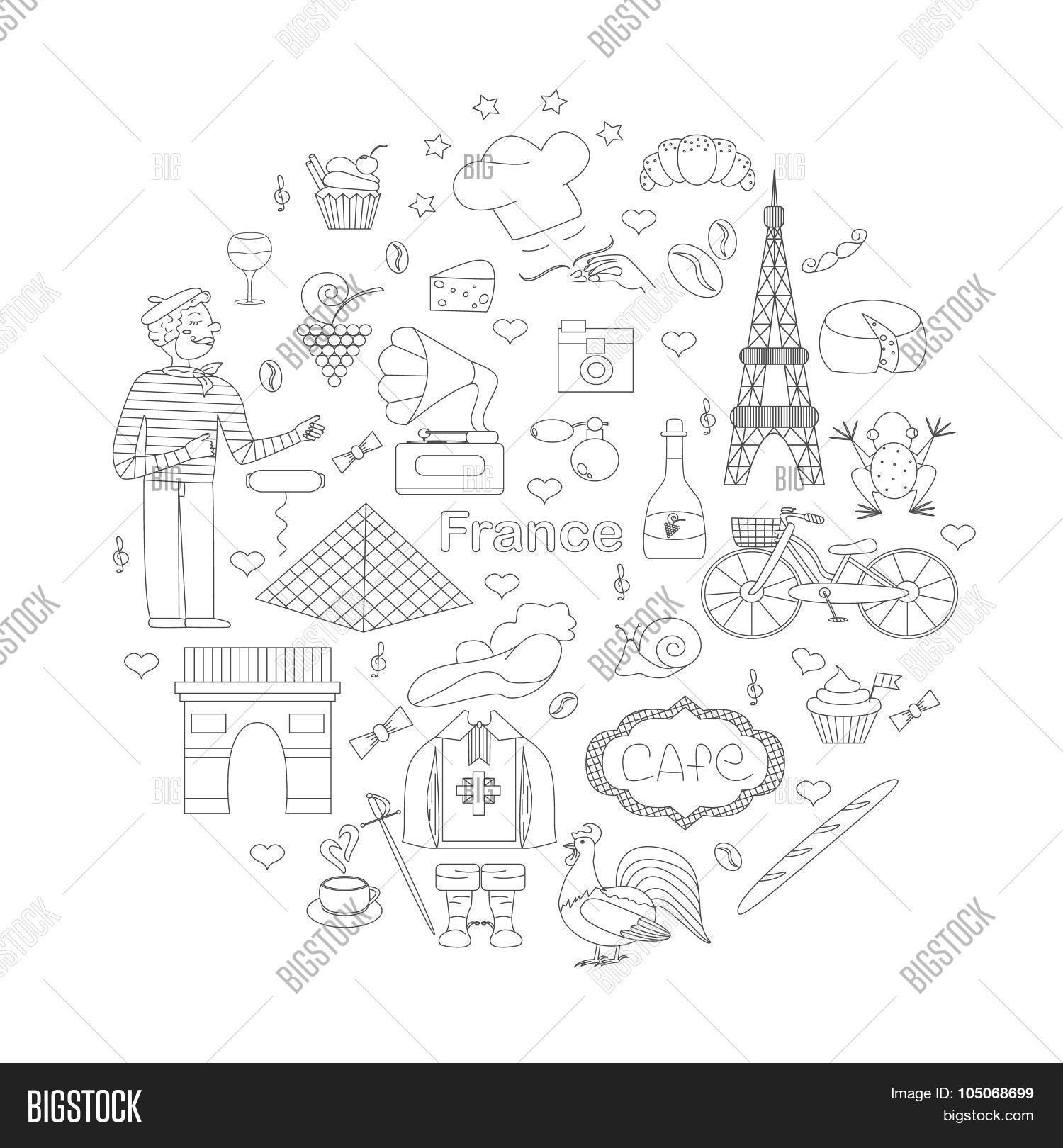 Set Thematic Elements Vector & Photo (Free Trial) | Bigstock