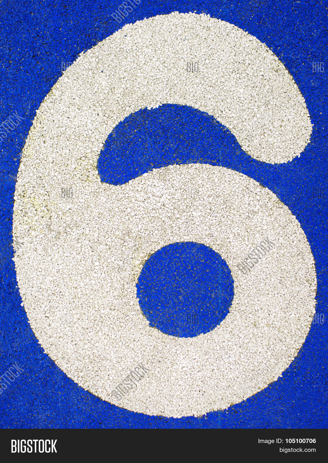 Number Six On Running Image & Photo (Free Trial) | Bigstock